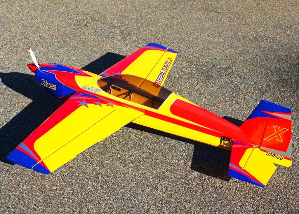 EF 60" Extra 300-EXP V2 Yellow/Red/Blue - Hobby Guy